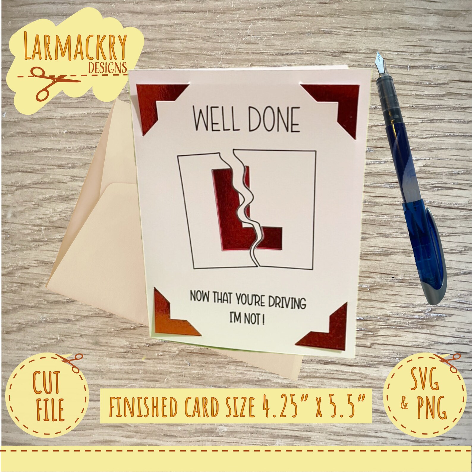 Driving Test Card SVG Driving Test SVG Card SVG Pass - Etsy