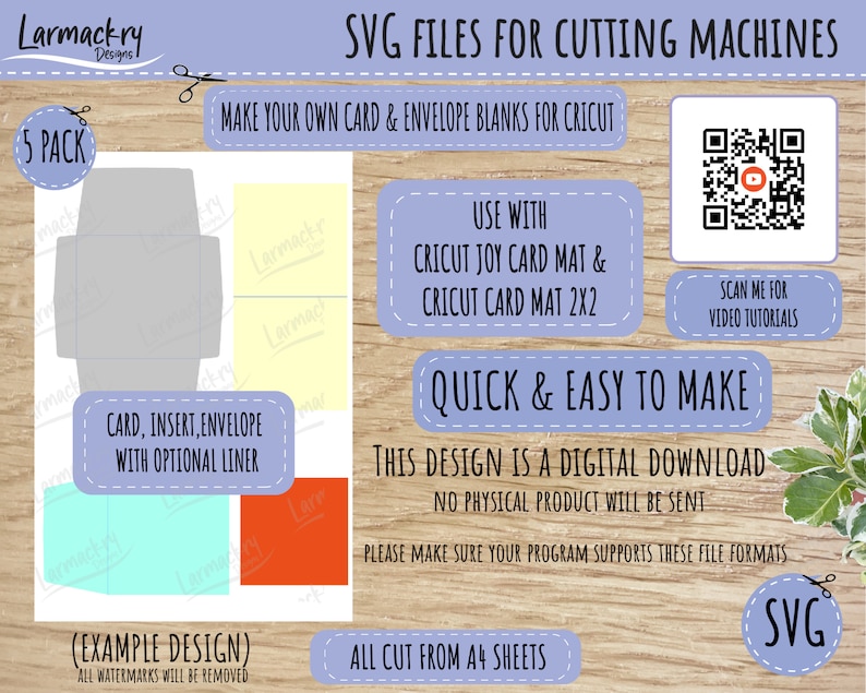 R10, R20, R30, R40, S40 SVG, Blank Card Templates, 5 Card Sizes ...