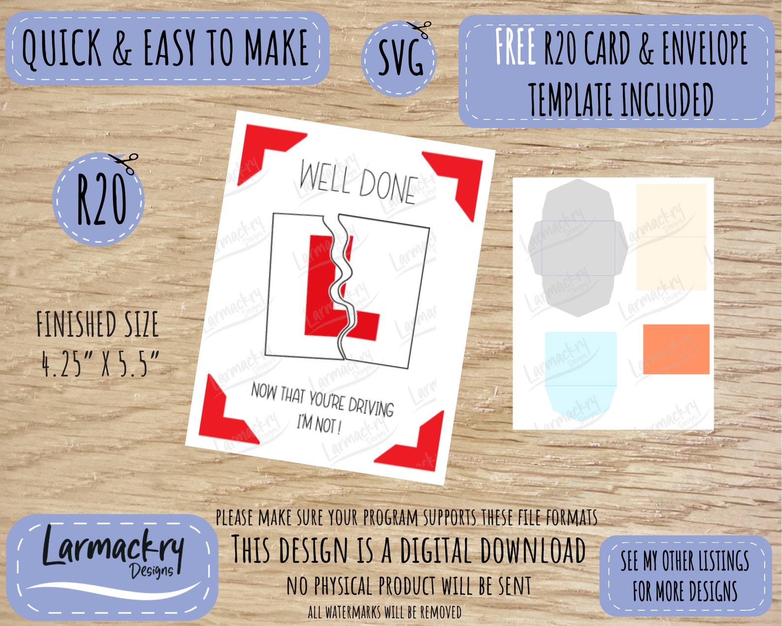 Driving Test Card SVG, Driving Test SVG, Card SVG, Pass Test Card ...