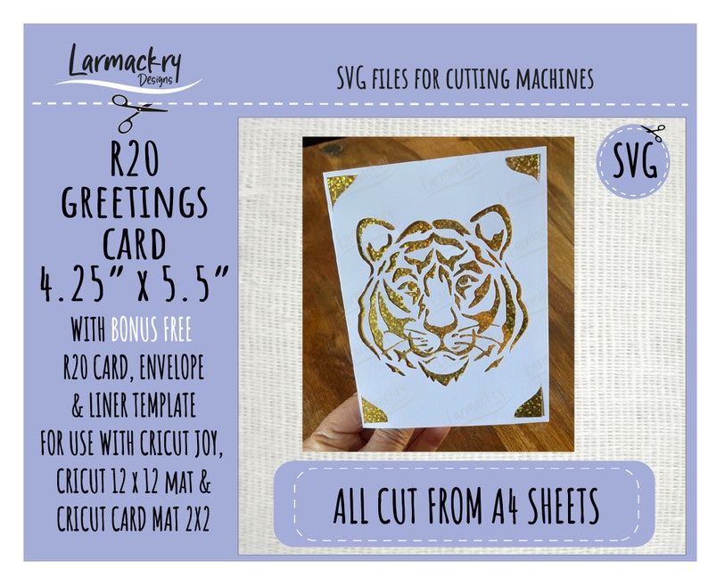 Birthday Card, R20 Card Design, Insert Card Template, Cricut Card SVG ...