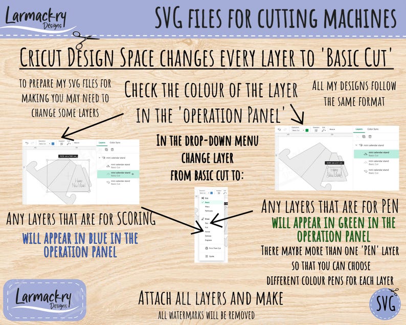 Calendario SVG, archivo de impresión y corte de Cricut, mini calendario ...