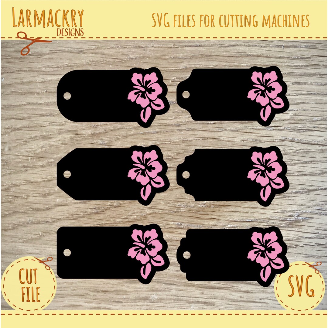 Gift Tag SVG - Gift Tags - Hibiscus Gift Tag - Gift Tag -tag SVG - SVG ...