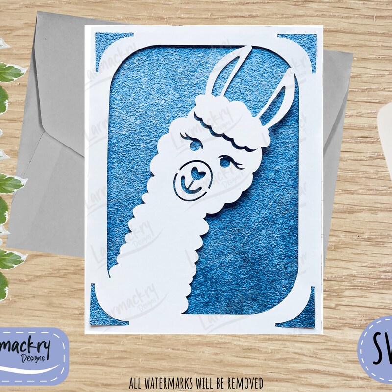 Llama Card - Etsy