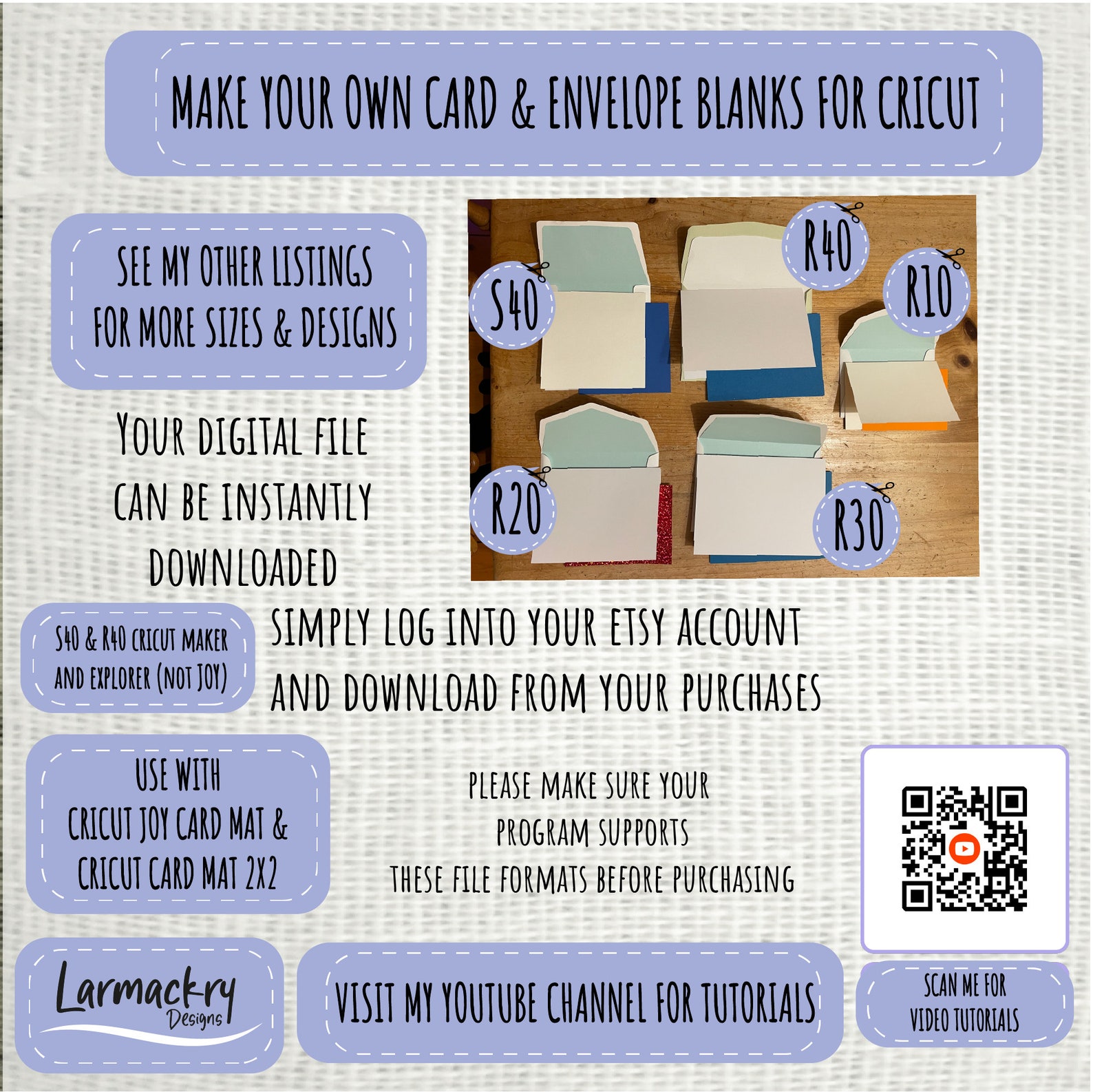 R40 SVG, R40 Card Template, Insert Card Template, Cricut Card SVG, Card ...