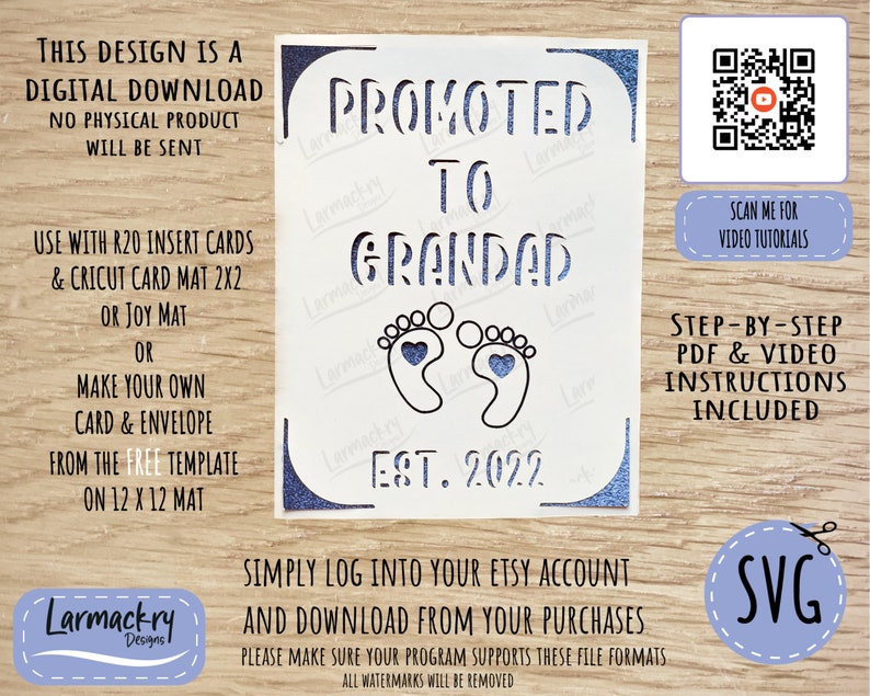 Father's Day Card Father Svg Grandad Svg Grandad Card - Etsy