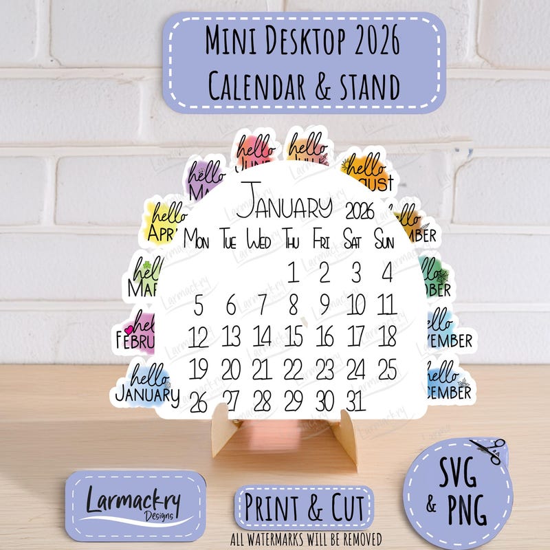 Calendar Small Fun - Etsy