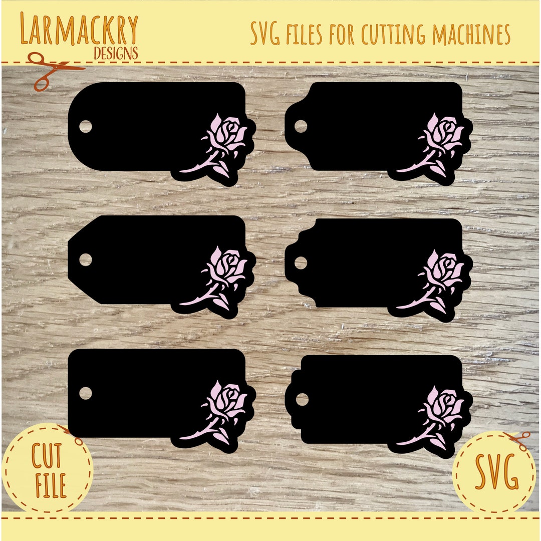 Gift Tag SVG - Gift Tags - Rose Gift Tag - Gift Tag -tag SVG - SVG ...