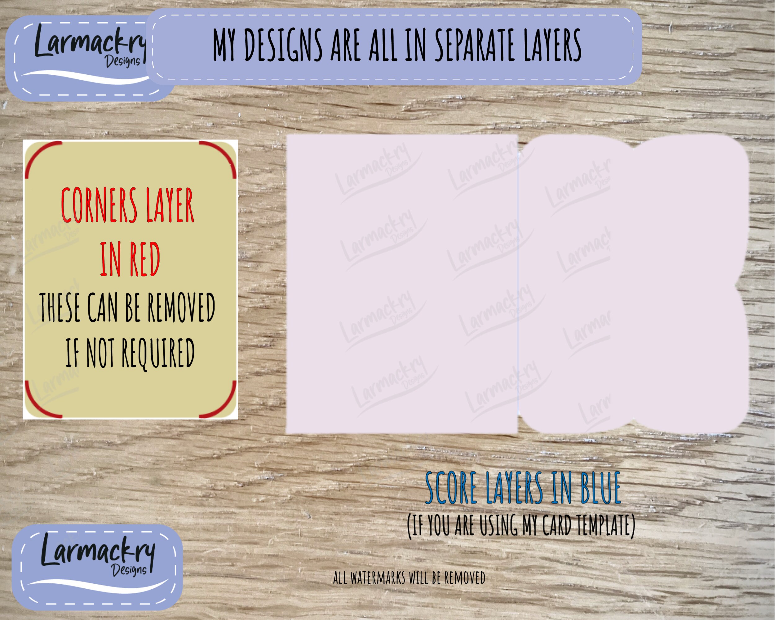 Scalloped Edge Card Template - R20 Size SVG, Card Template, Insert Card ...