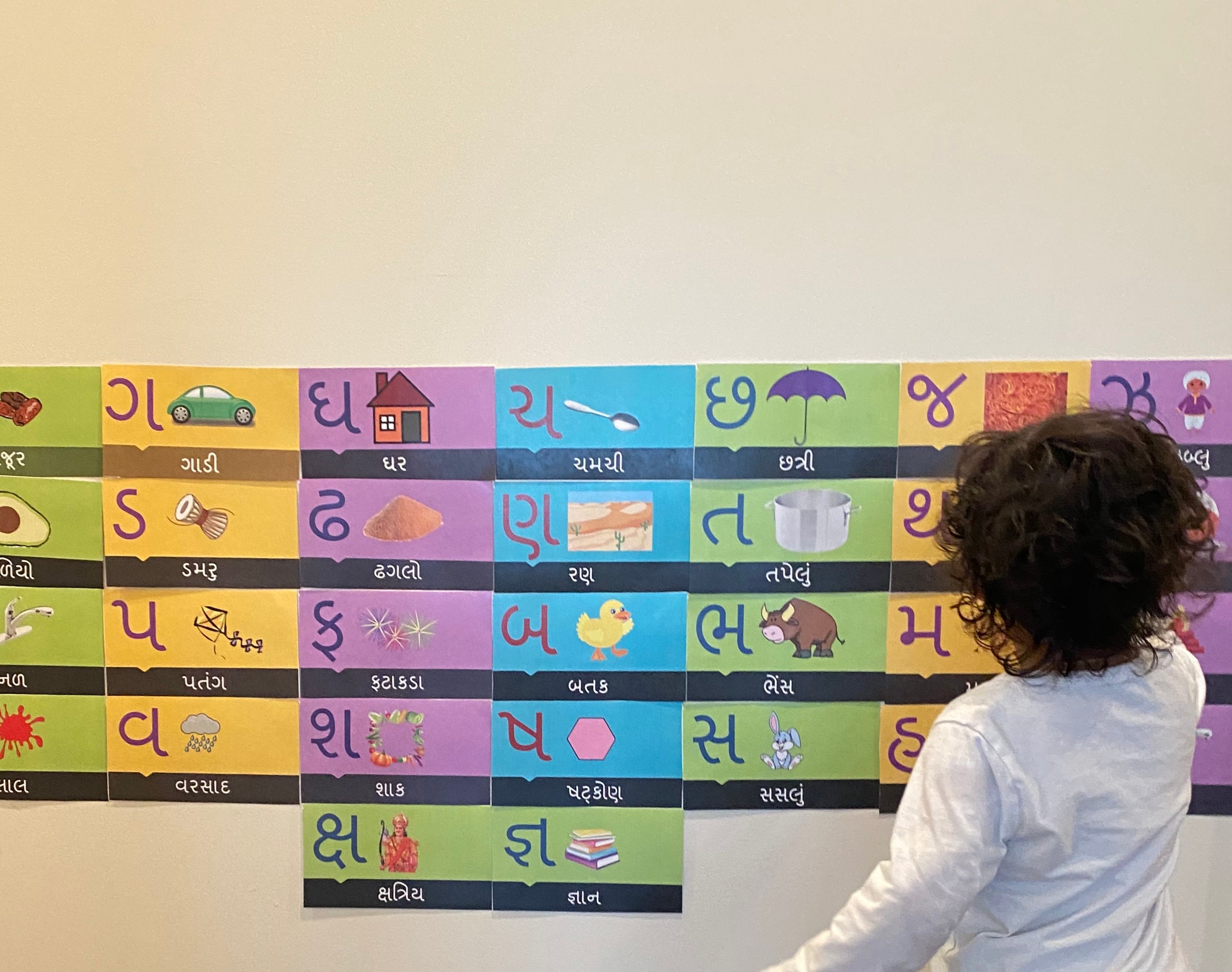 Gujarati Alphabet Chart