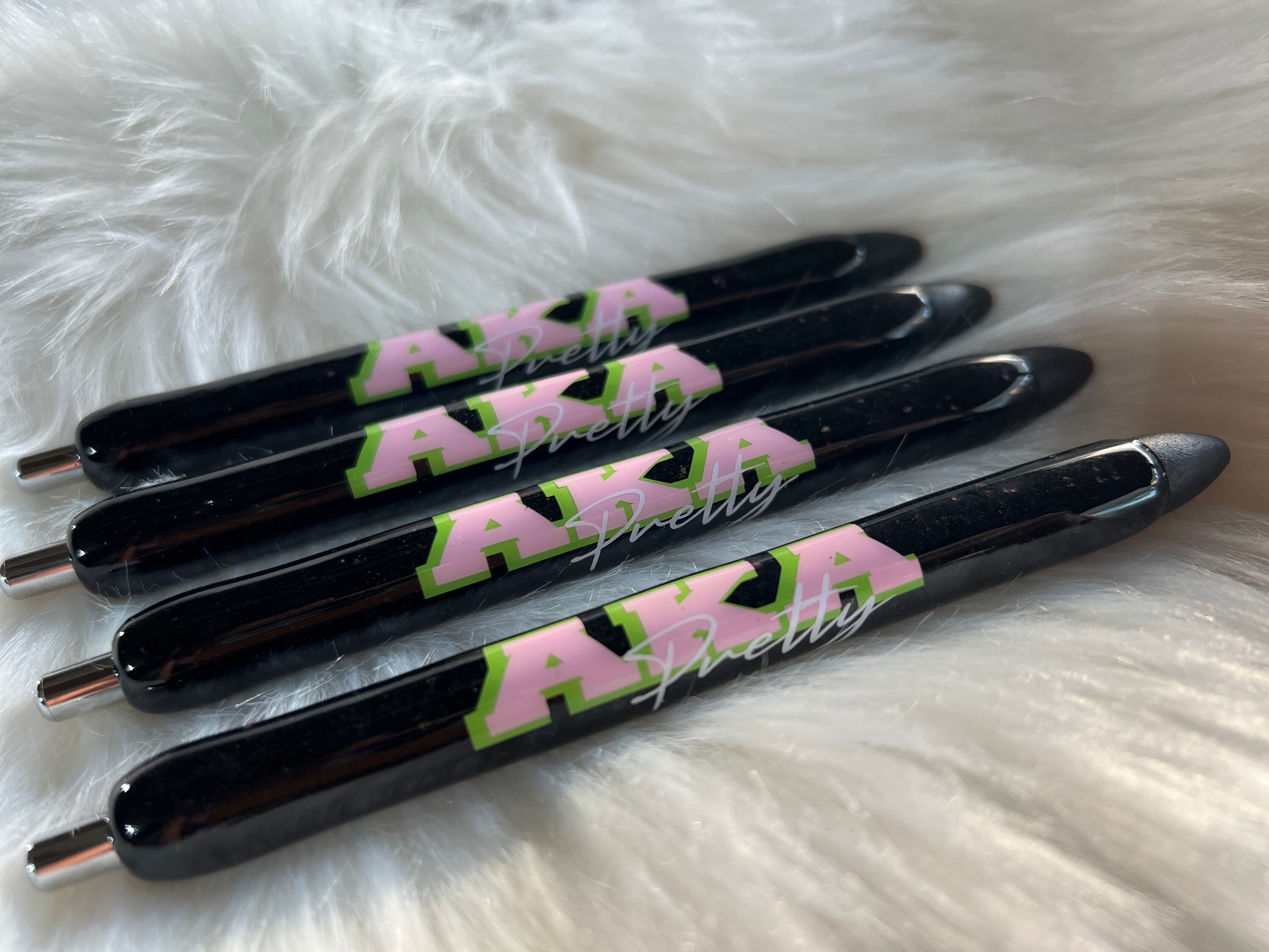 Black AKA Pretty Personalized Pen - Etsy