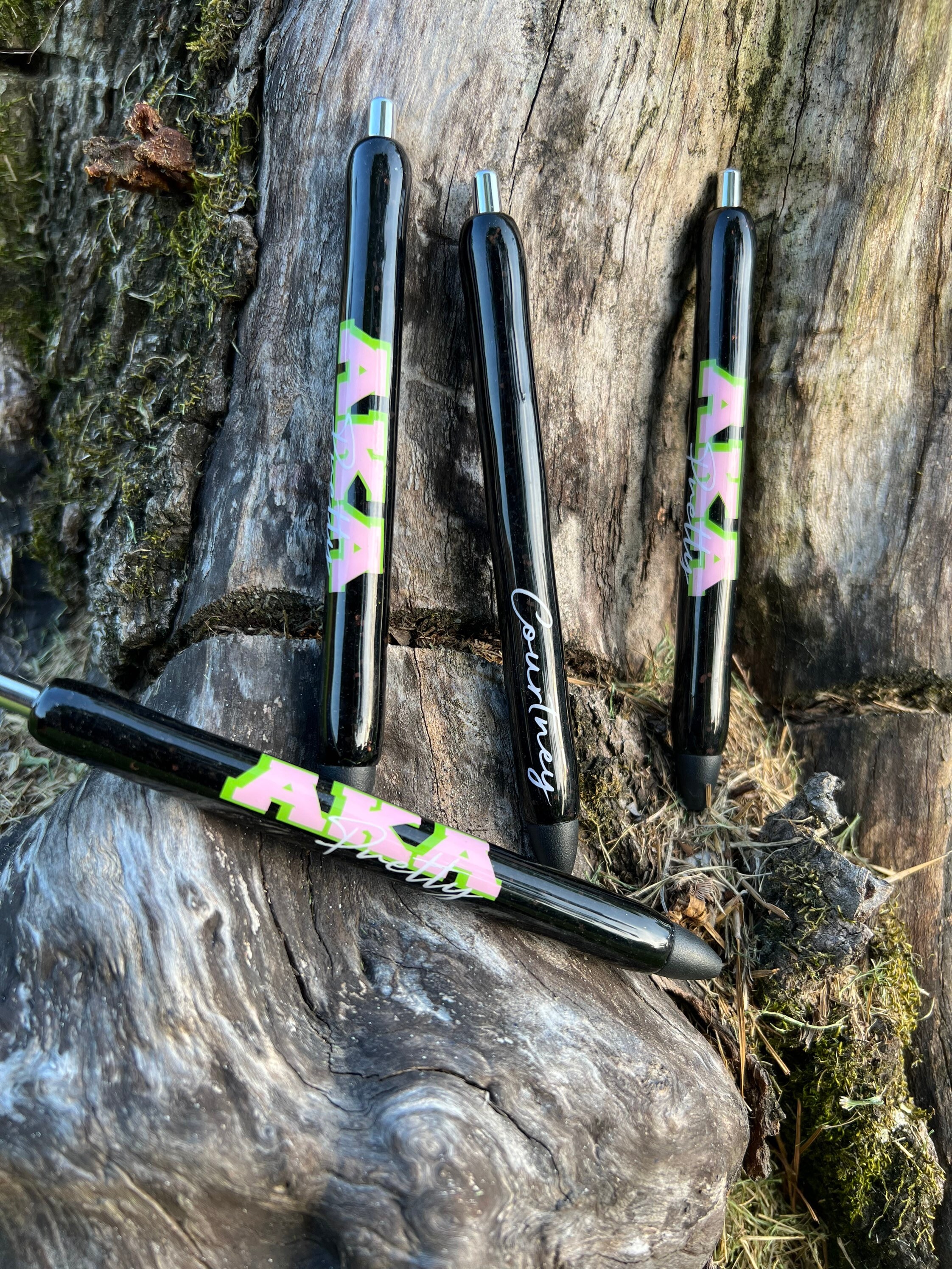 Black AKA Pretty Personalized Pen - Etsy
