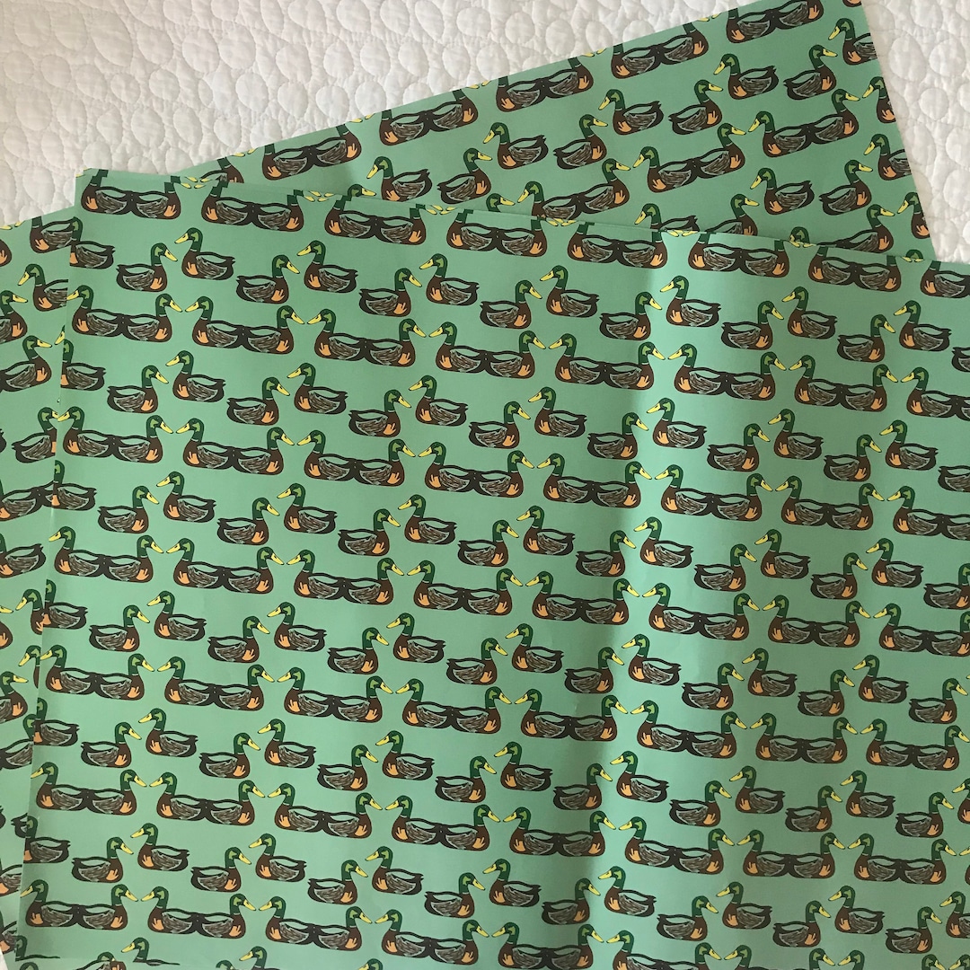 Duck Recycled Wrapping Paper - Etsy