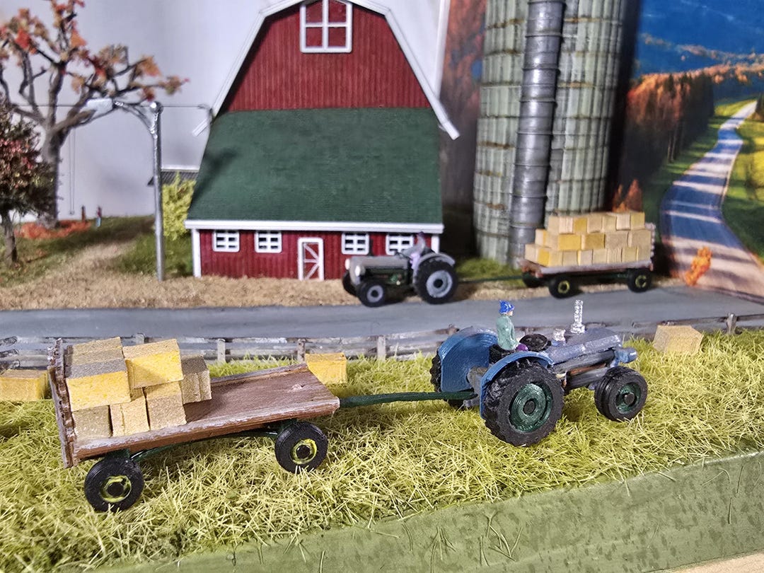 N Scale Custom Buildings & Spinning Wind Turbine Diorama! A Showstopper ...