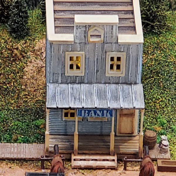 3d Print N Scale Western Buildings - Etsy