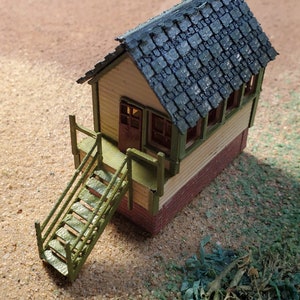 N Scale 3D Printed Signal Box Tower Kit. Unpainted W/ Instructions for ...