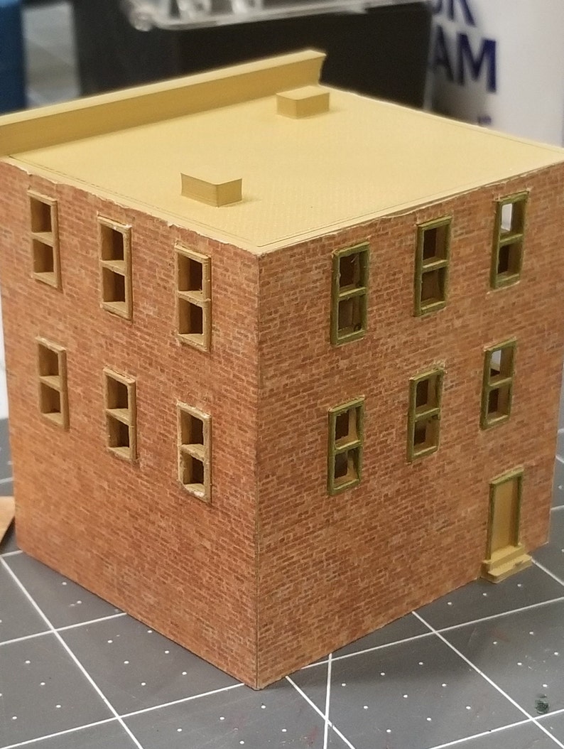 Instant Download N Scale Brick Wallpaper-8 1/2 X 11 PDF - Etsy