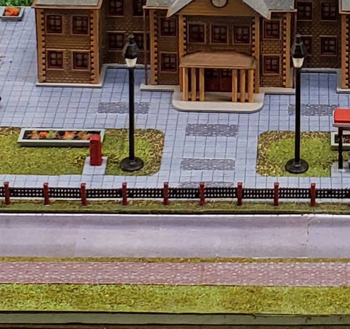 Instant Download N Scale Curbs and Road Beds Wallpaper-8 1/2" X 11 PDF ...