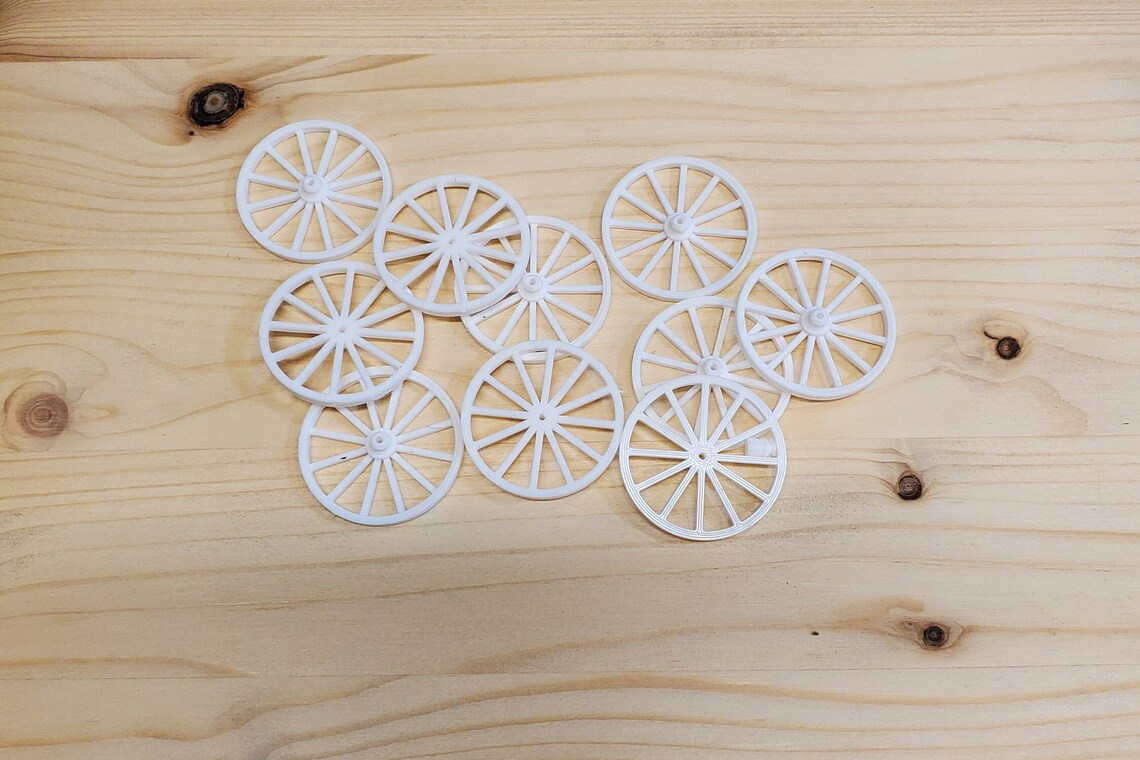 Wagon Wheel Set 1800's Style 3D Printed O Gauge. - Etsy