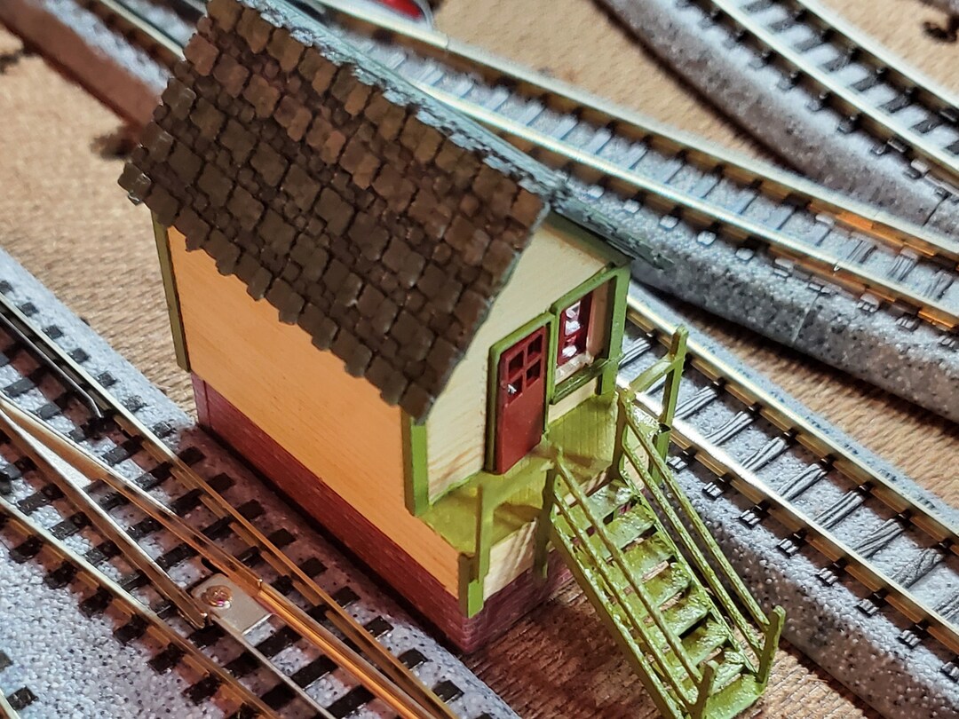 N Scale 3D Printed Signal Box Tower Kit. Unpainted W/ Instructions for ...