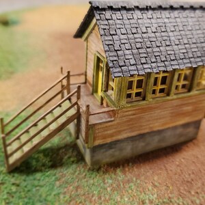N Scale 3D Printed Signal Box Tower Kit. Unpainted W/ Instructions for ...