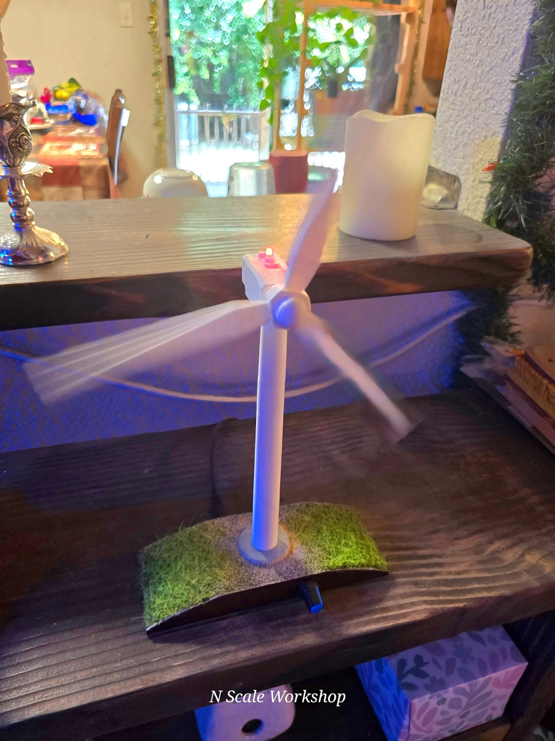 Working Wind Turbine for Display, Dioramas, Conversation Pieces ...