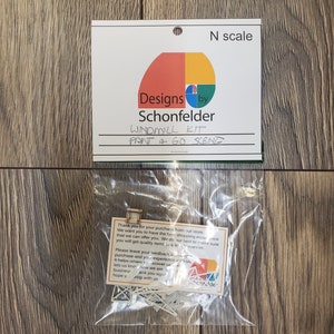 Old Windmill Kit N Scale 3D Printed Plastic Model 1:160 With ...