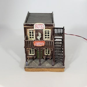 N Scale BATH HOUSE - 3D Printed Plastic Model Old Wild West Pioneer ...