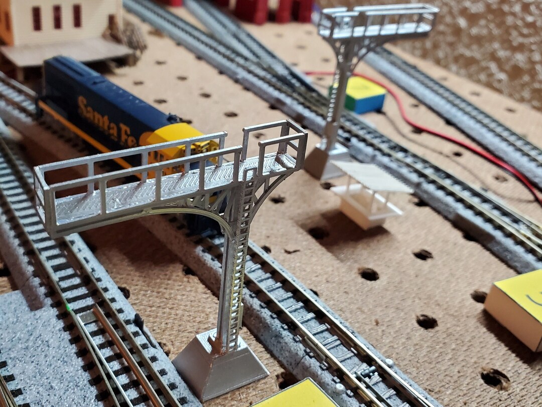N Scale 3d-printed 1:160 Cantilever Signal Bridge Kit for - Etsy