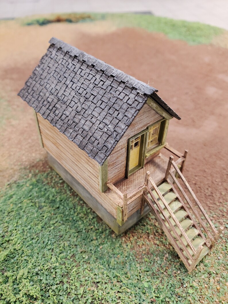 N Scale 3D Printed Signal Box Tower Kit. Unpainted W/ Instructions for ...