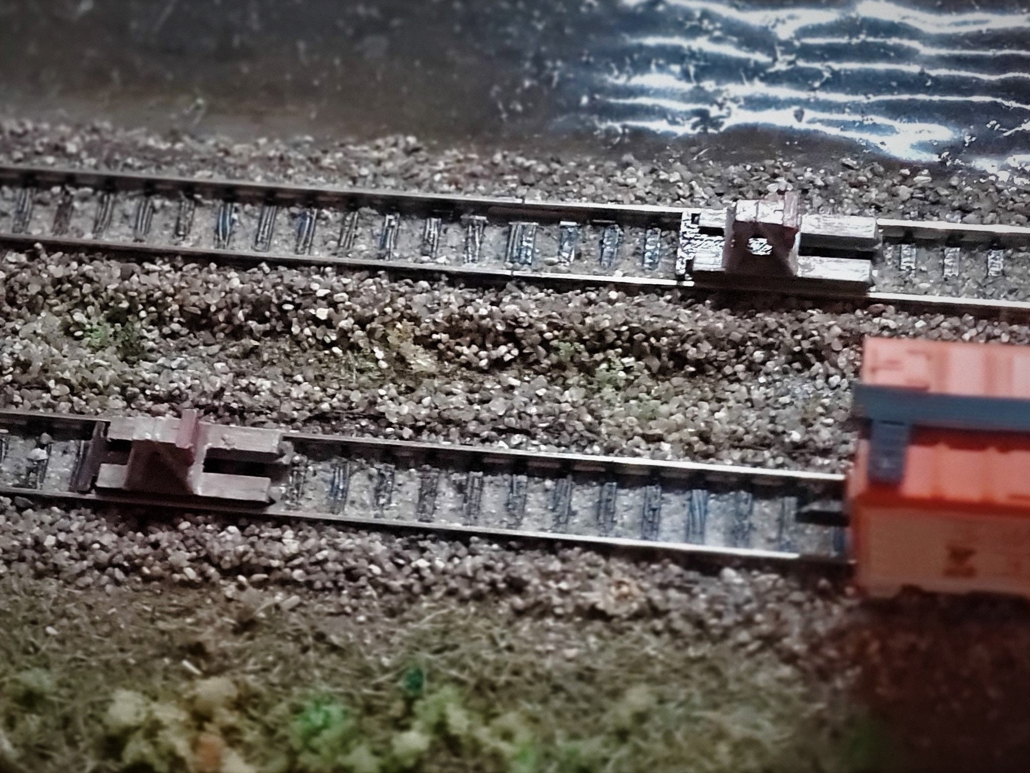 N Scale 3D Printed Plastic Model 1:160 Locking Track Bumpers Dioramas ...
