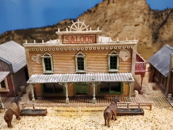 N Scale Old West Buildings Shop — Old West Miniatures
