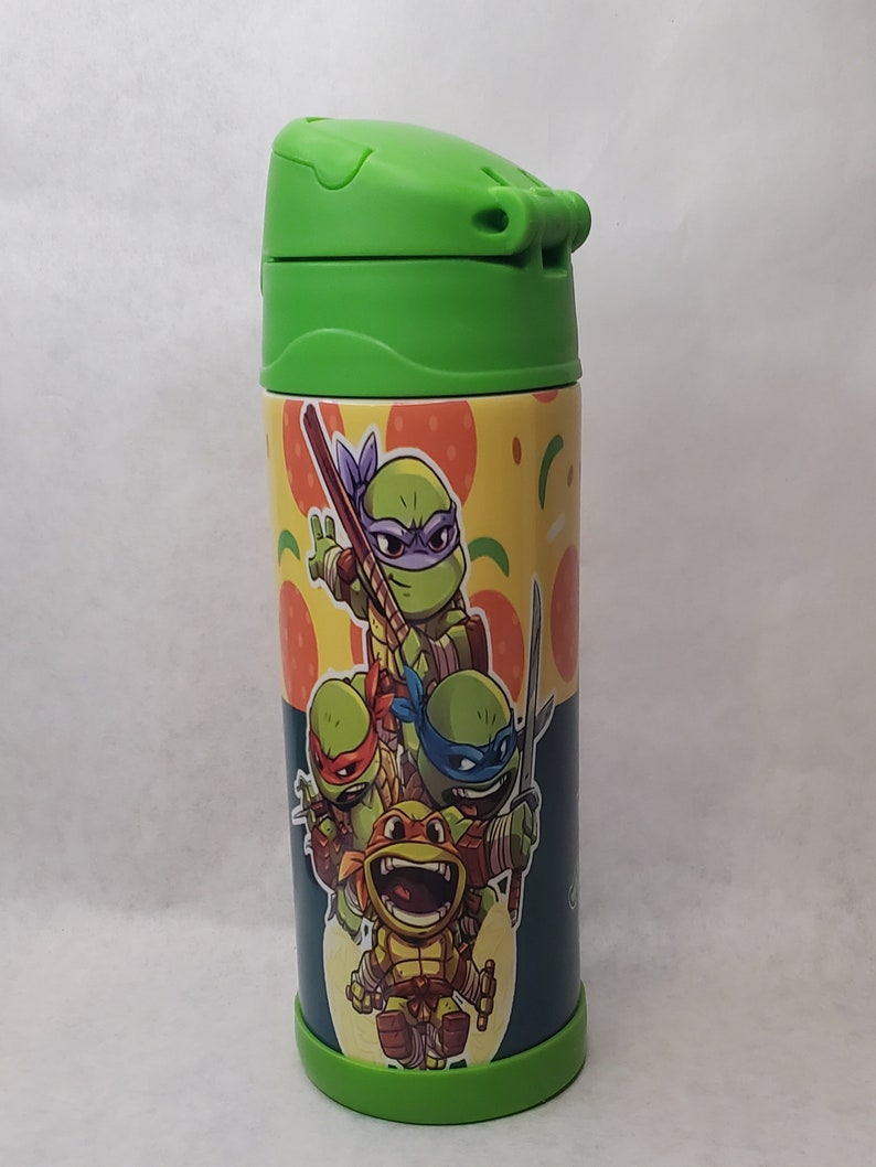 Teenage Mutant Ninja Turtles Kids Water Bottle | Etsy