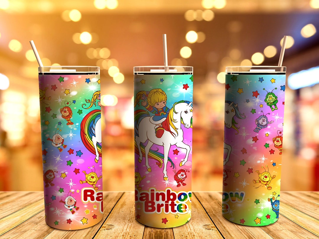 Rainbow Brite Tumbler - Etsy