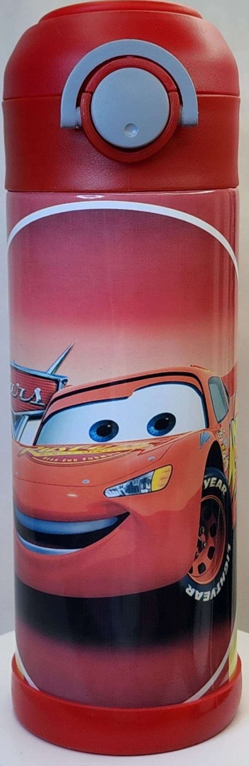 Lightning Mcqueen Kids Water Bottle - Etsy