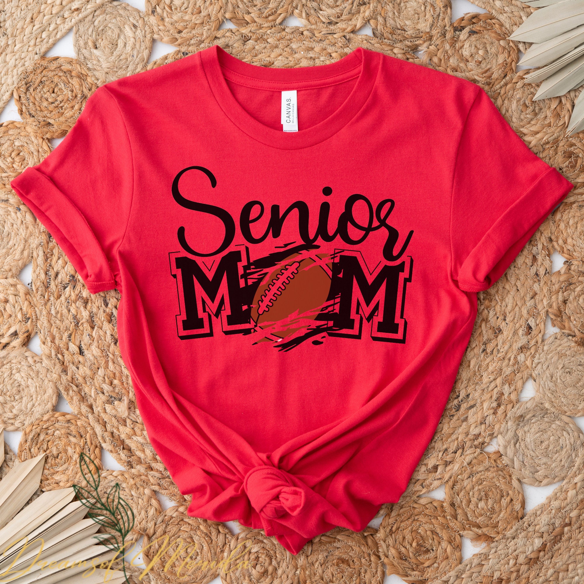 Senior Football Mom Shirt Sr Mom Football Tshirt Game Day - Etsy