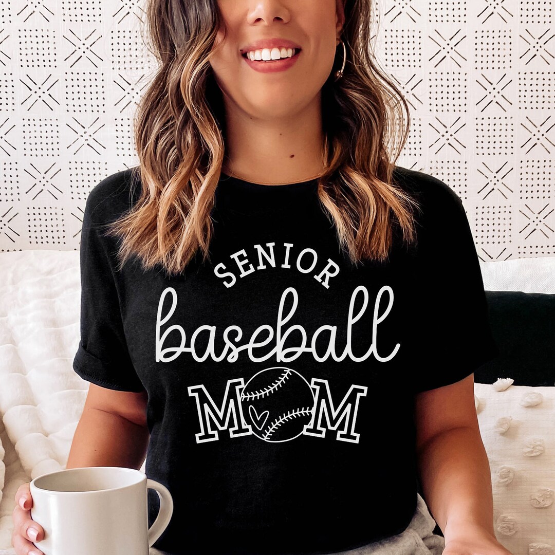 Senior Baseball Mom Shirt, Game Day Shirt for Baseball Mama, Baseball ...