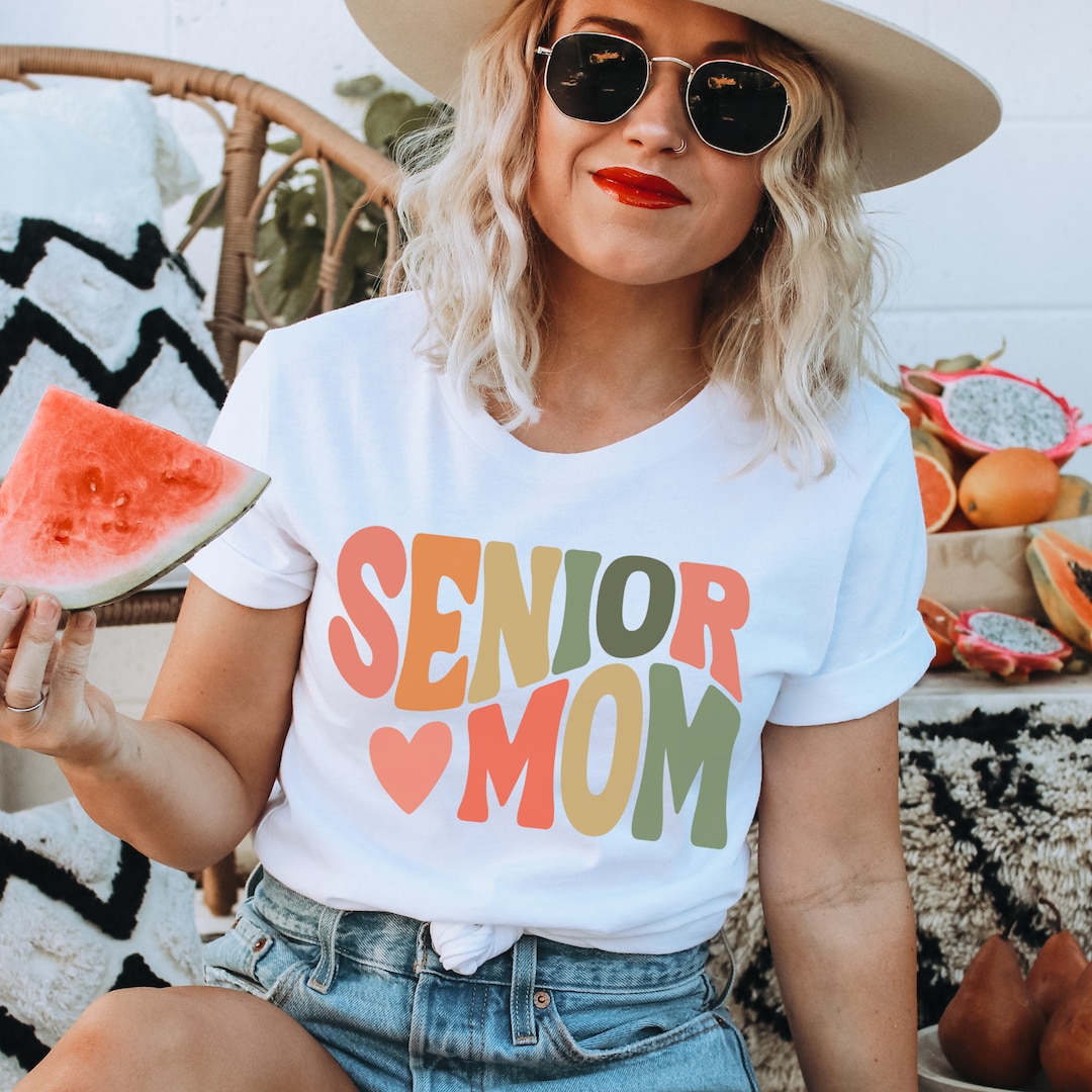 Senior Mom Shirt Class of 2024, Boho Senior Mama Tshirt, High School Sr ...