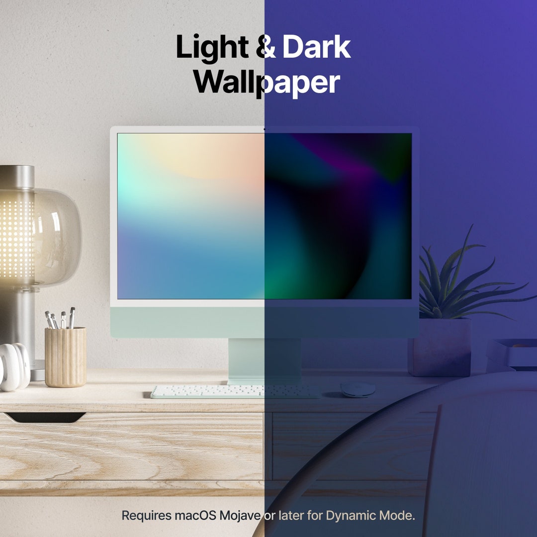 Dynamic 6K Wallpaper, Light & Dark Backgrounds for Laptop and Desktop ...