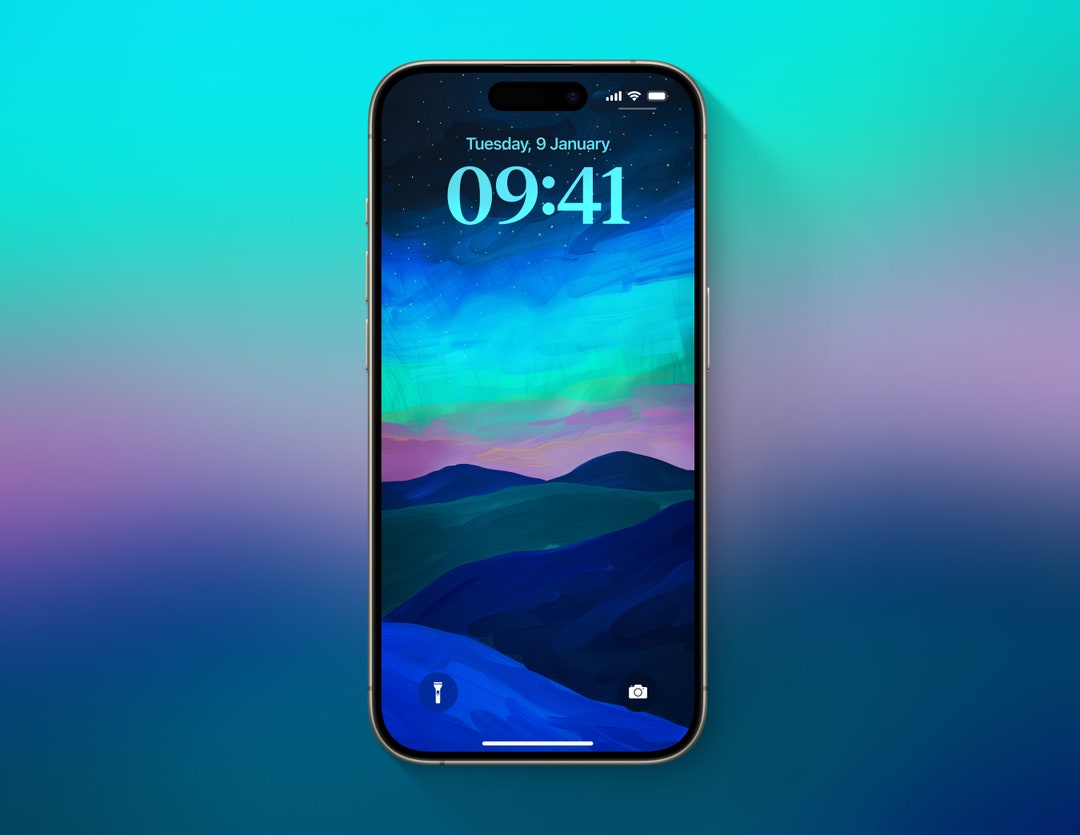 Starry Dusk Phone Wallpaper HD Phone Lock Screen iPhone Background - Etsy