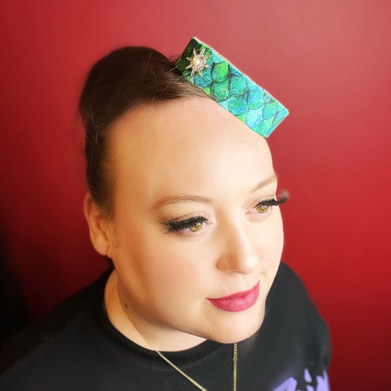 DISNEYS LITTLE MERMAID Inspired Pillbox Hat thingamabob - Etsy