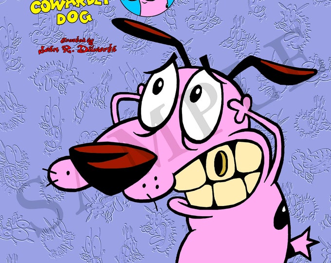 C2. Courage the Cowardly Dog High Quality Prints, Autographed and ...
