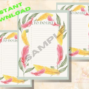 To-do List Printable, PDF File, Quick Print, Easy Print Activities ...