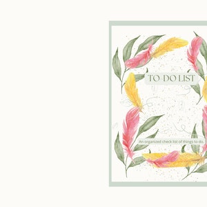 To-do List Printable PDF File Quick Print Easy Print - Etsy