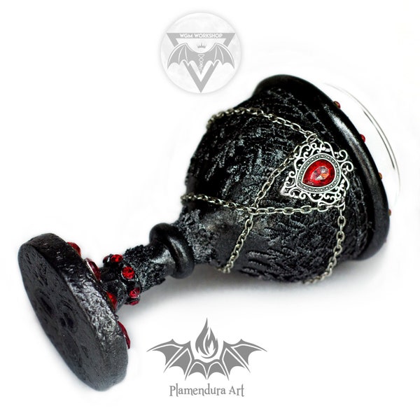 Goth Wine Glass - Etsy
