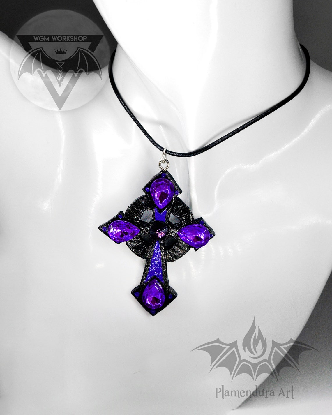 Violet Vampire Royal Choker Amulet Unisex Pendant With Violet ...