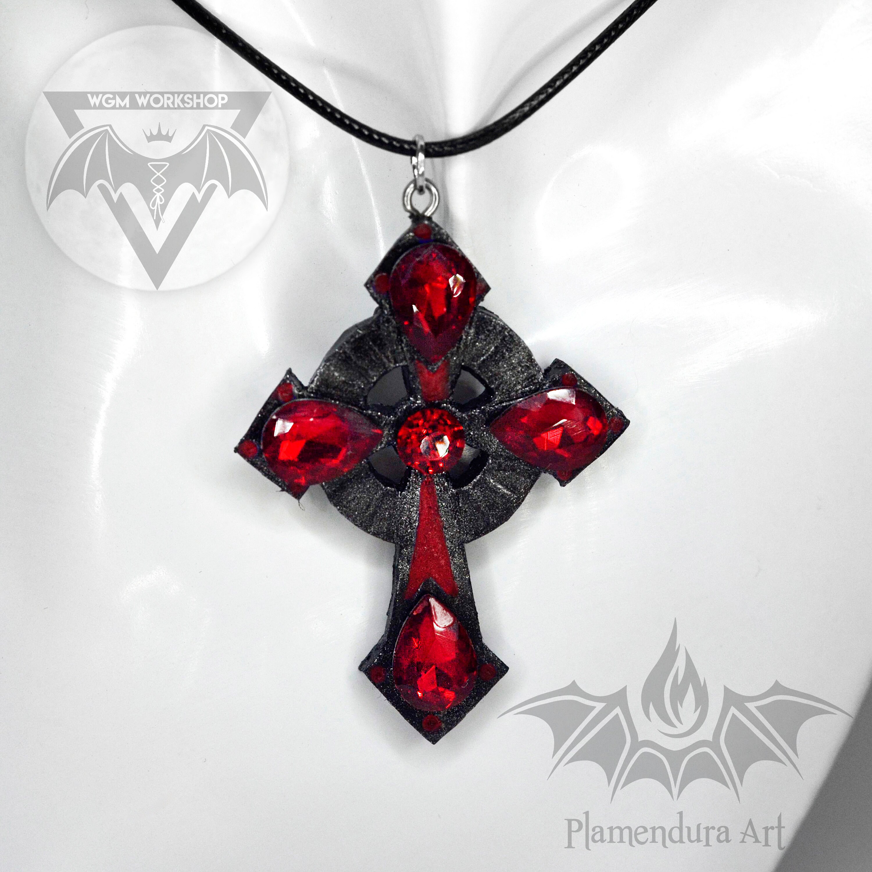 Bloody Vampire Royal Choker Amulet | Unisex Pendant With Red ...