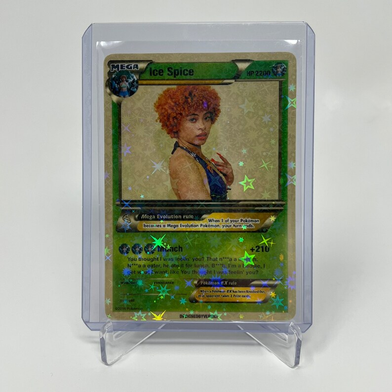 Ice Spice Pokémon Card - Etsy Finland