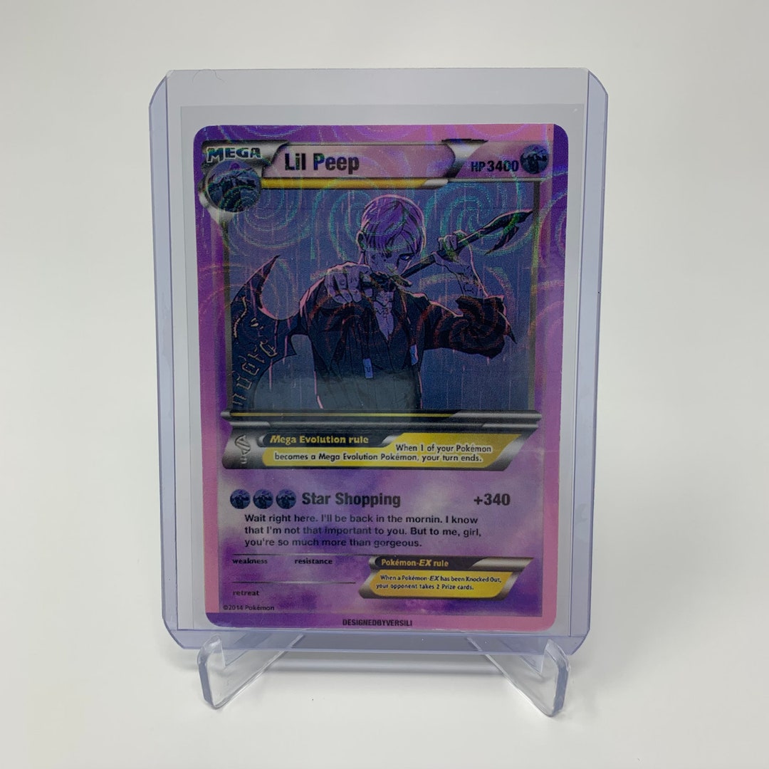 Lil Peep Pokémon Card - Etsy Singapore