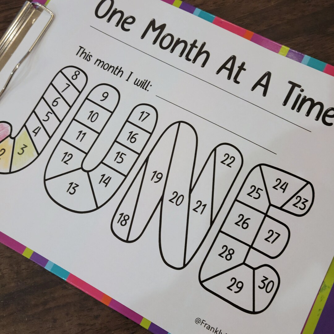 Win June! June Monthly Tracker - Etsy