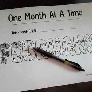 Win February! February Monthly Tracker - Etsy